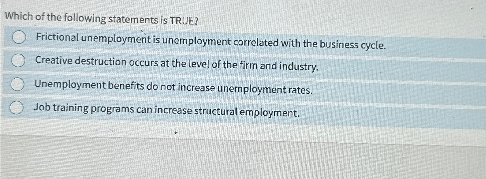 Solved Which of the following statements is TRUE?Frictional | Chegg.com