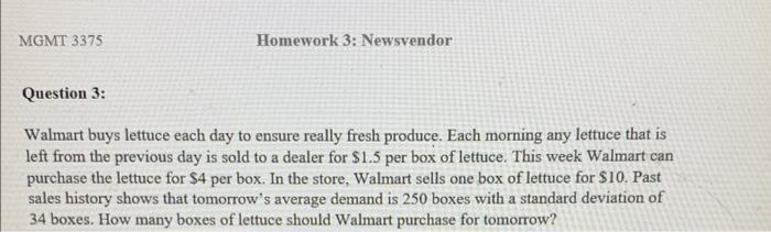 Solved al order quantity: Q∗=xˉ+z(σx) Q′ optimal order | Chegg.com