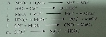 Solved Solve using half reaction method | Chegg.com