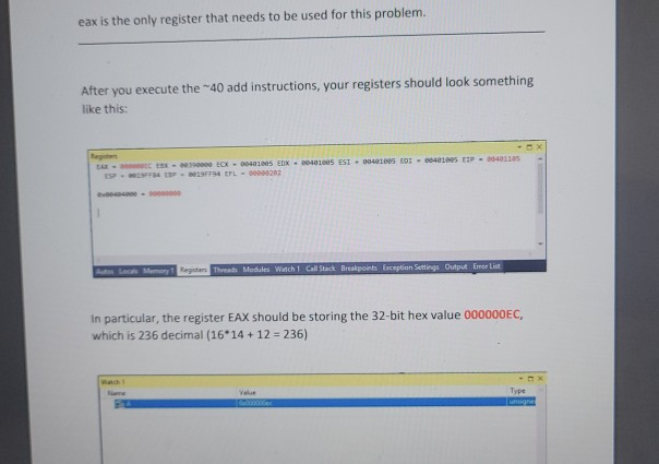 ; Program template .386 model flat, stdcall .stack | Chegg.com