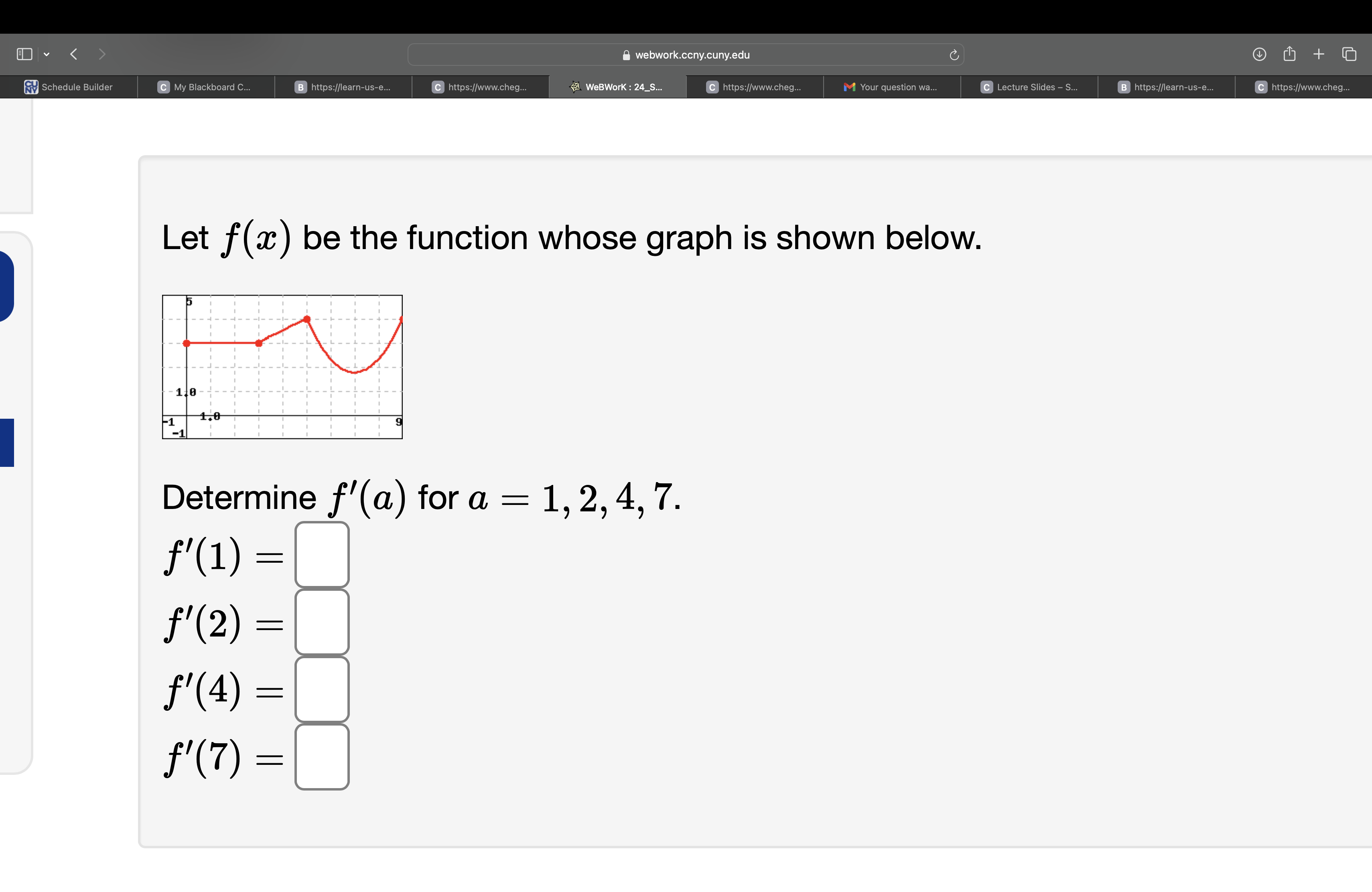 Solved For the function g ﻿whose graph is given, state the | Chegg.com
