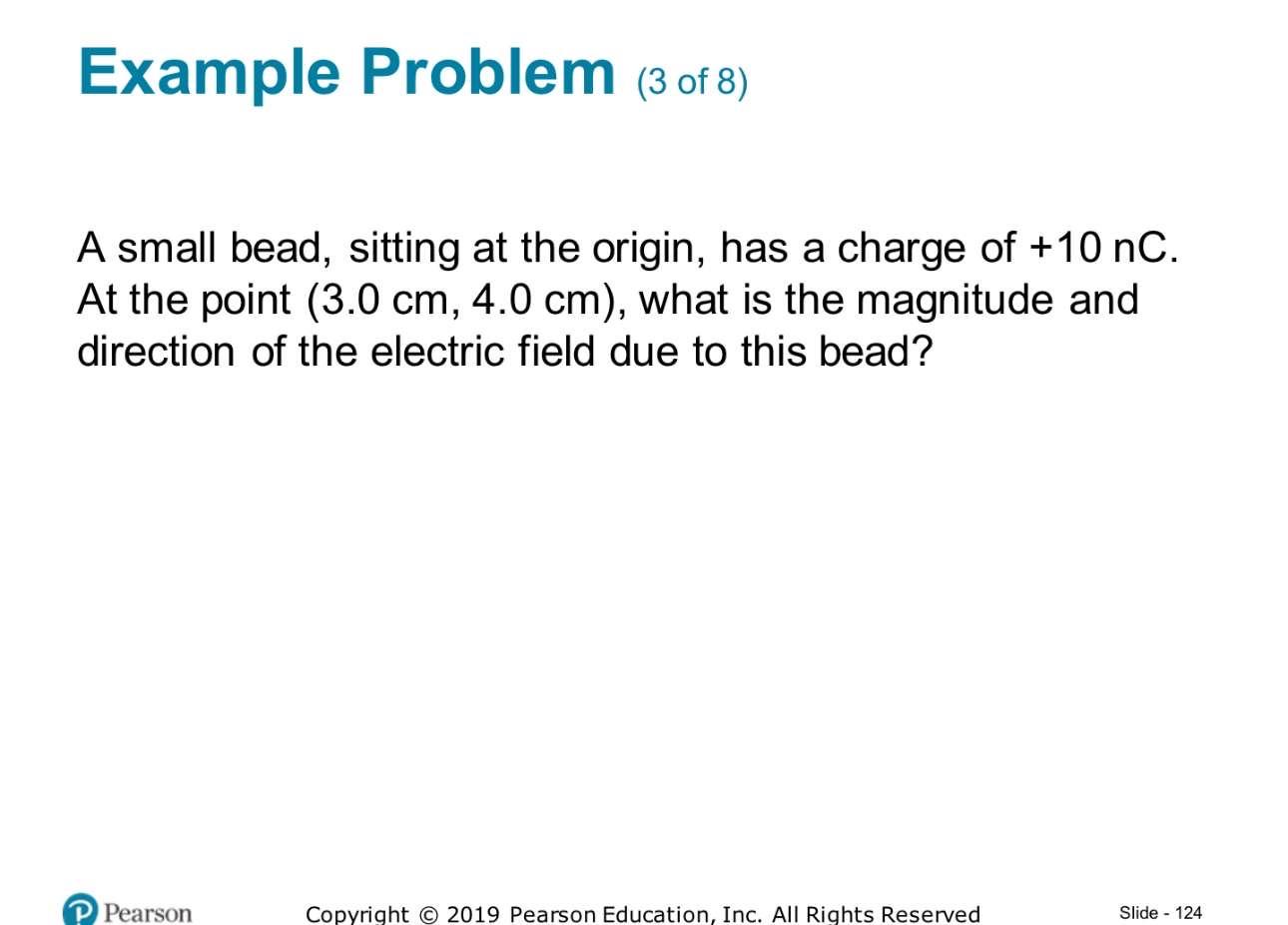 Solved Example Problem ?(3 of 8)A small bead, sitting at the | Chegg.com