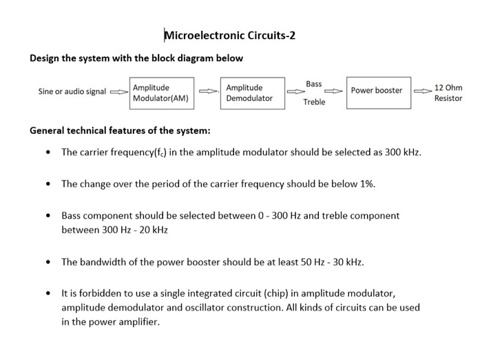 Microelectronic Circuits-2 Design the system with the | Chegg.com