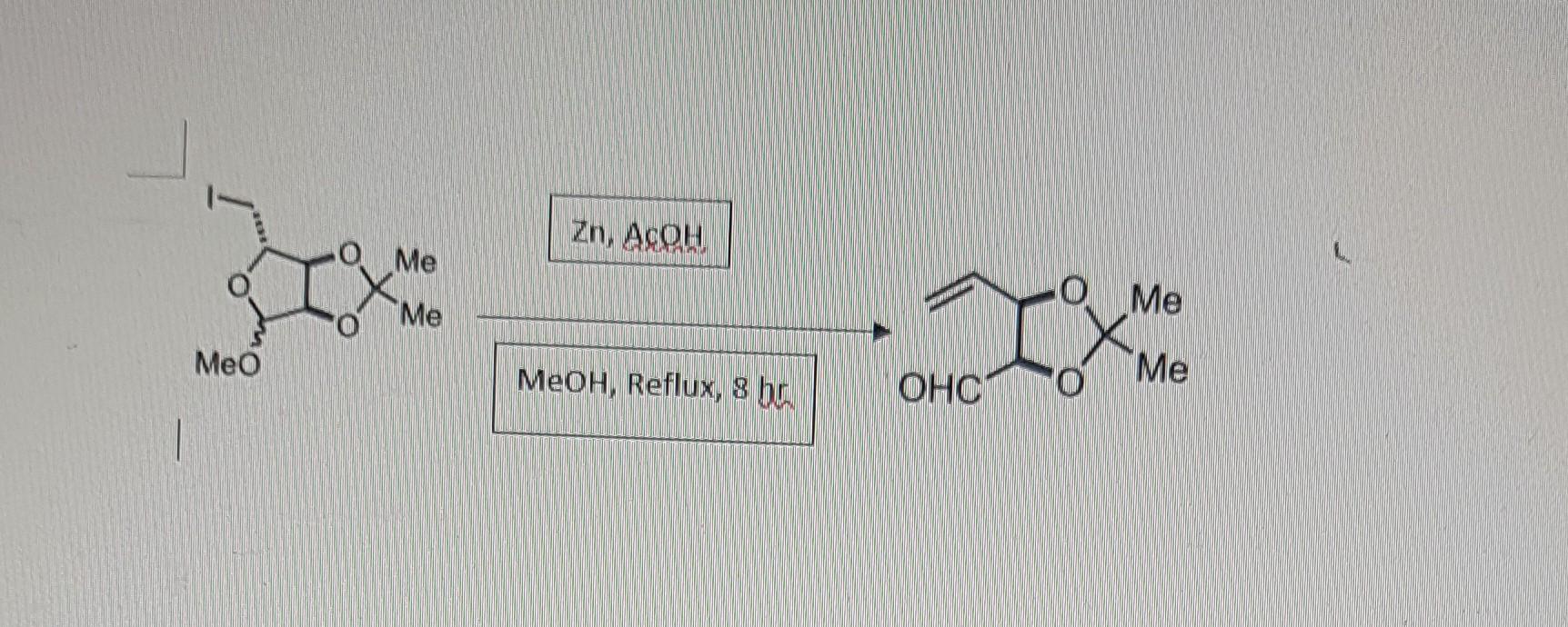 Solved Zn,ACOH | Chegg.com