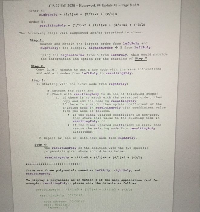 1. Coding Assignment Exercise #1 1. Write a menu | Chegg.com