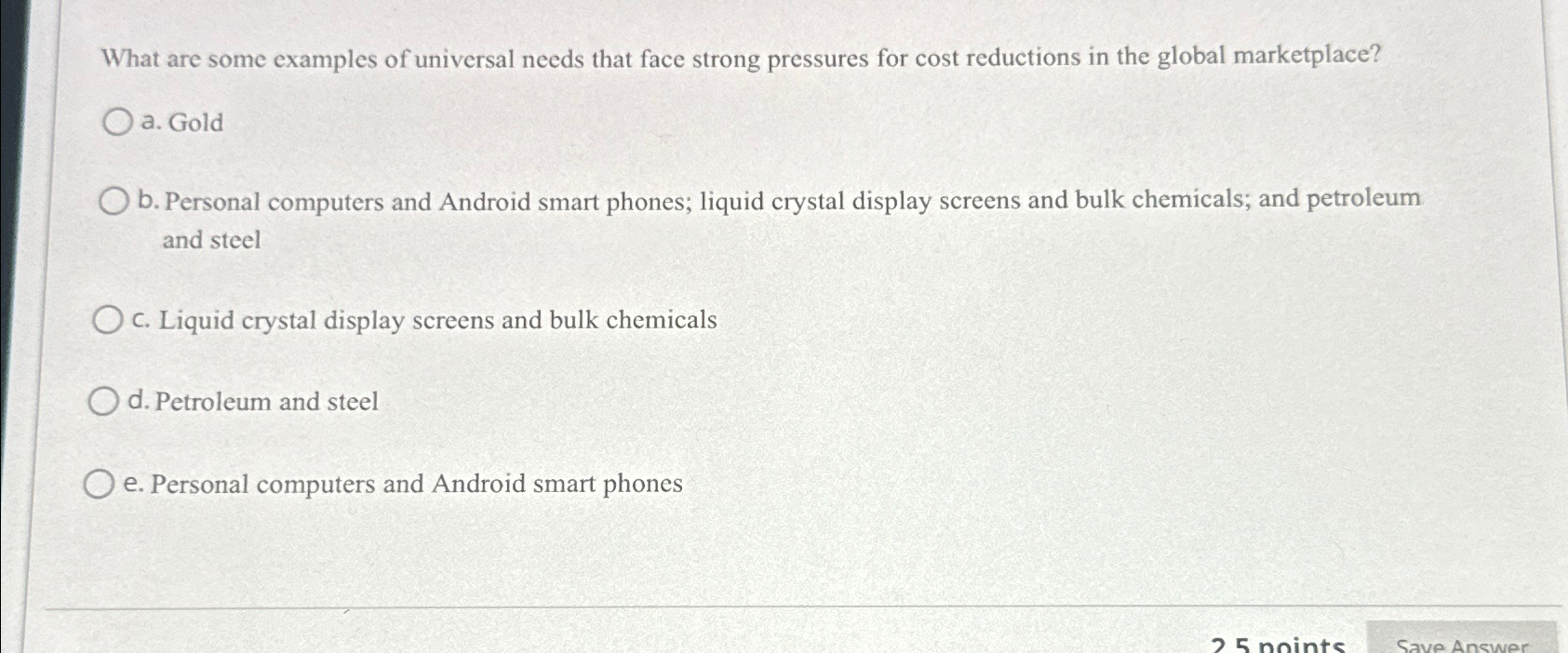 Solved What are some examples of universal needs that face | Chegg.com