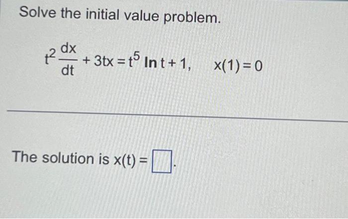 Solved Solve the equation. (3x2)dx+(2−3x3y−1)dy=0 An | Chegg.com