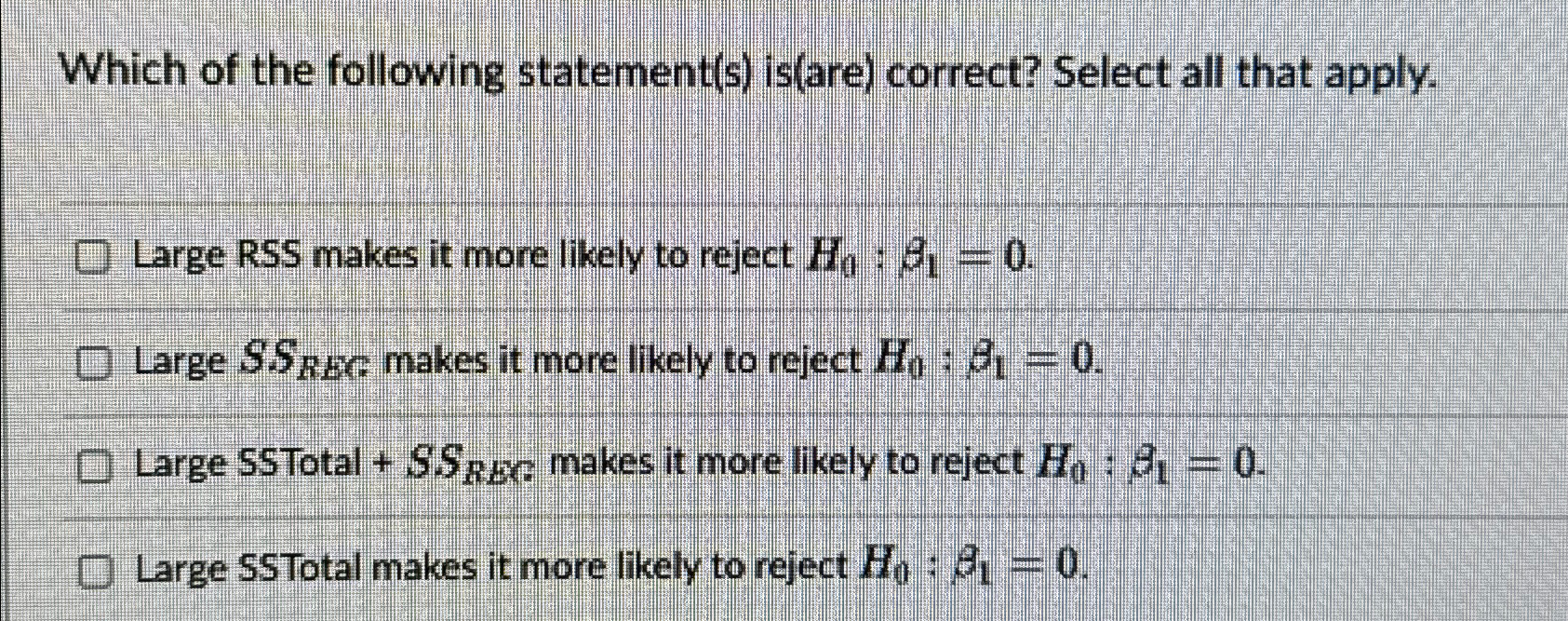 Solved Which of the following statement(s) ﻿is(are) | Chegg.com