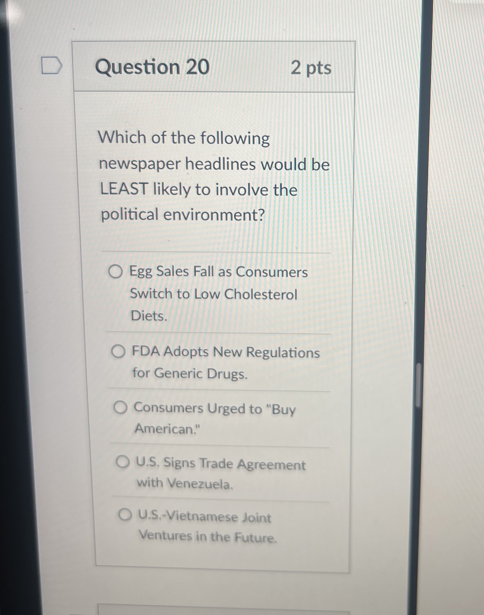 Solved Question 202 ptsWhich of the followingnewspaper | Chegg.com Solved Question 202 ptsWhich of the followingnewspaper | Chegg.com