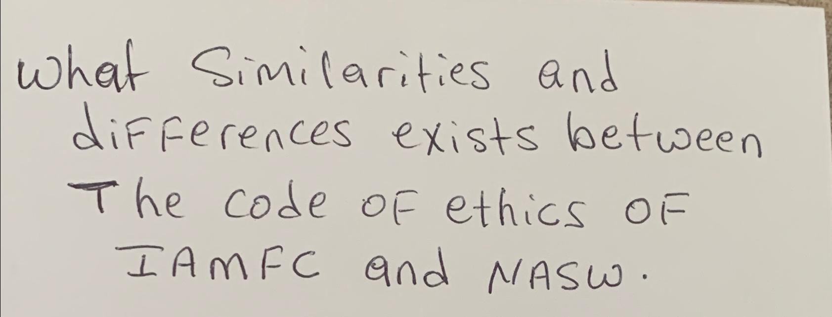 Solved what Similarities and differences exists betweenThe | Chegg.com