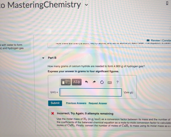 Solved co MasteringChemistry - A Review | Consta INUW WIBID | Chegg.com