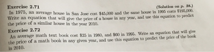 Solved Finite Math problems. Linear relationships holds. | Chegg.com