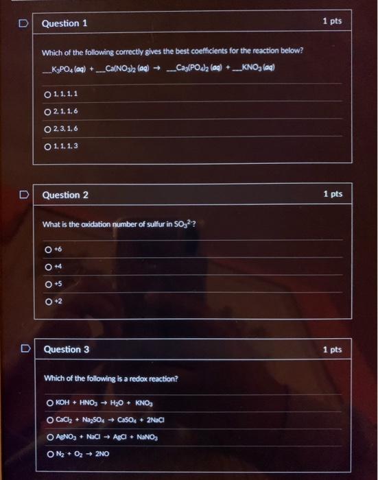 Solved Question 1 1 pts Which of the following correctly | Chegg.com