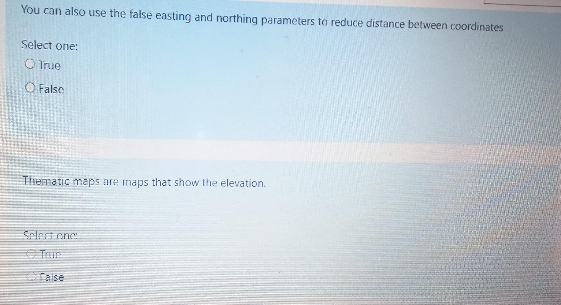 Solved You can also use the false easting and northing | Chegg.com