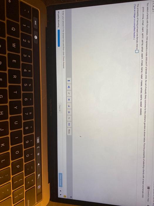 Solved One You wleda tay with four chidan. M represents a | Chegg.com