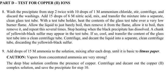 Solved What happens in step 9 if 6 M sodium hydroxide is | Chegg.com