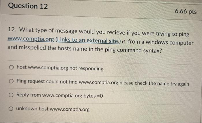 Solved 11. Which of the following is the loopback address in | Chegg.com