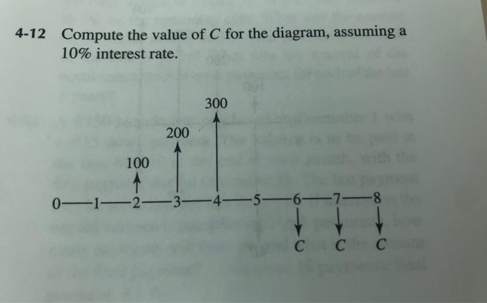 Solved 4-12 Compute the value of C for the diagram, assuming | Chegg.com