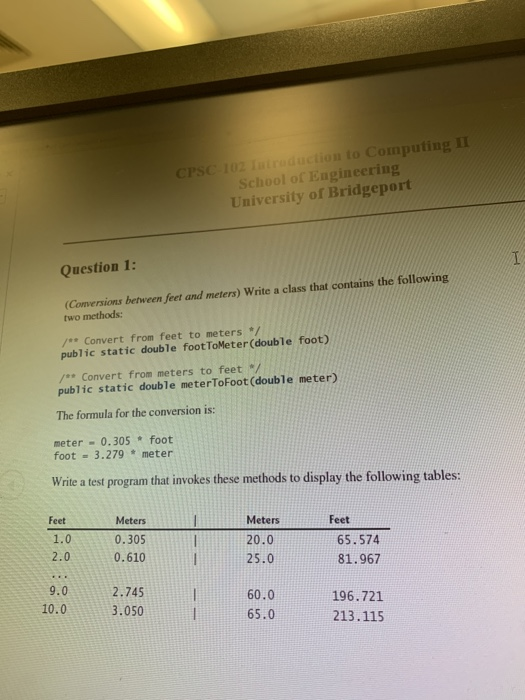Solved CPSC 102 lutraduction to Computing 11 School of | Chegg.com