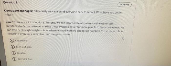 Solved Question 6 10 Points As the system identifies persons | Chegg.com