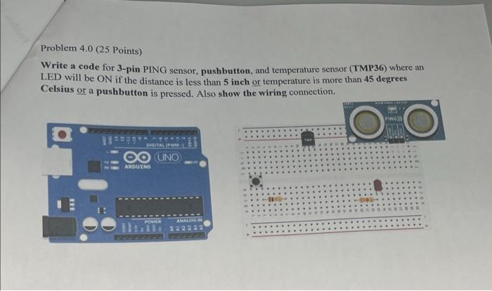 Problem 4 0 25 Points Write A Code For 3 Pin Ping