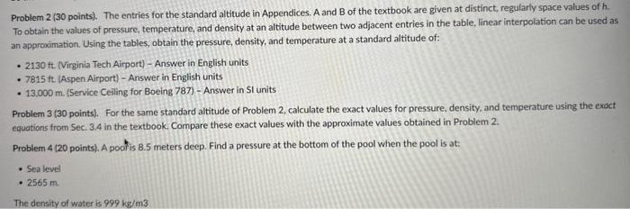 Solved Probiem 2 (30 points). The entries for the standard | Chegg.com