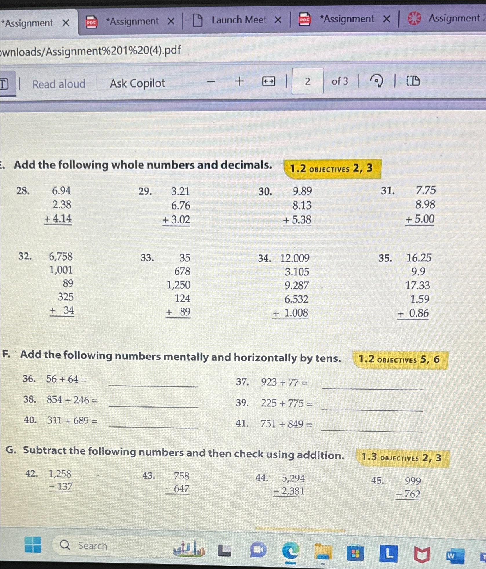 Solved Read aloudAsk Copilot2of | Chegg.com