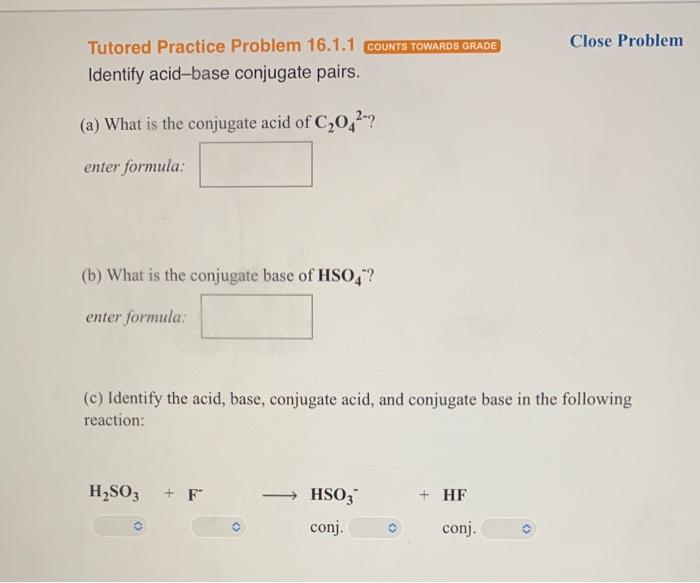 Solved Close Problem Tutored Practice Problem 16.1.1 COUNTS | Chegg.com