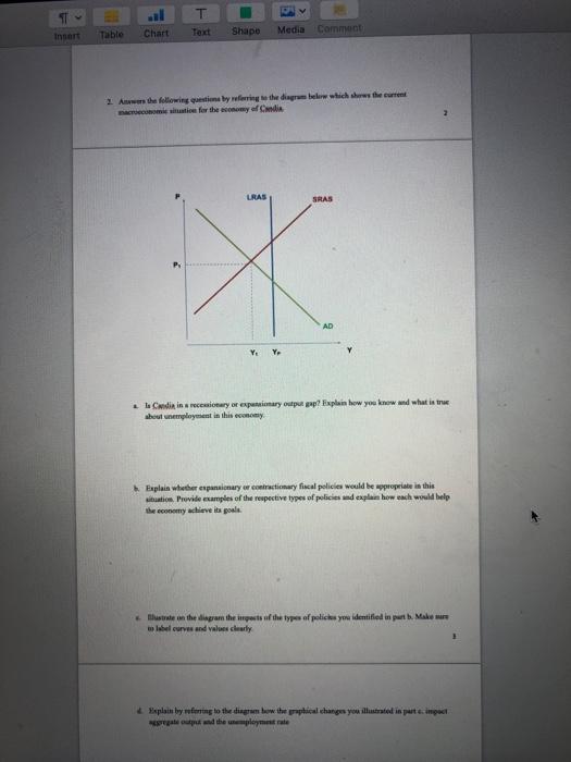 Solved Insert Table Chart Text Media Common Shape Awes the | Chegg.com