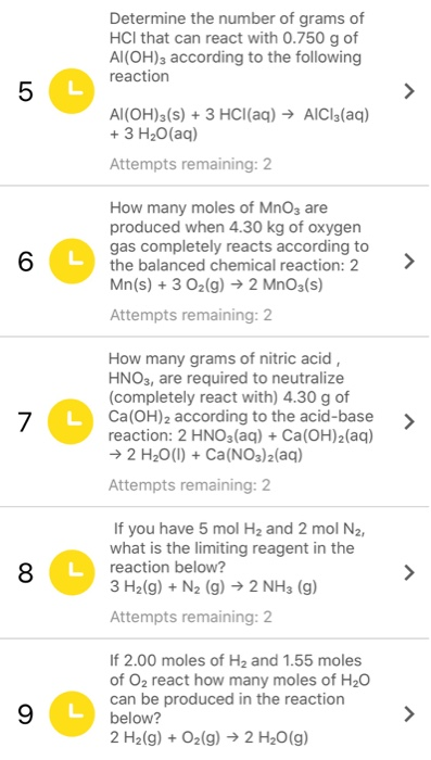 Solved: Determine The Number Of Grams Of HCl That Can Reac... | Chegg.com