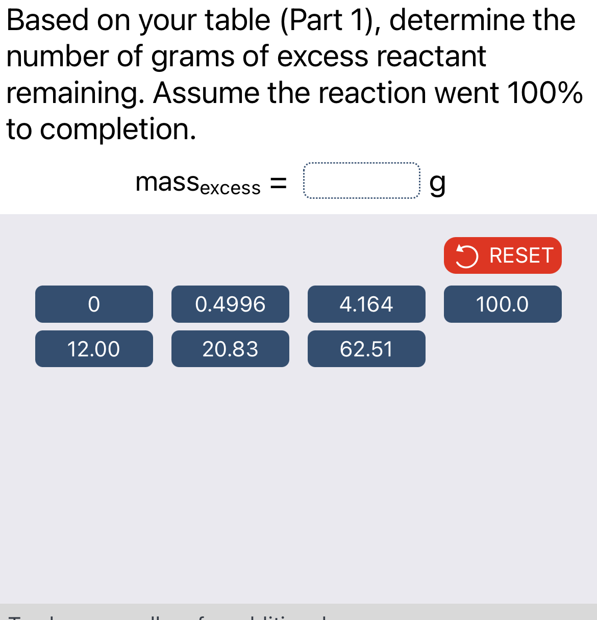 Based on your table (Part 1), ﻿determine the number | Chegg.com