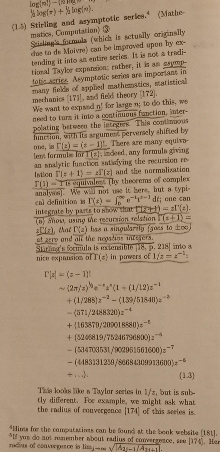 Problem 1.5 is a bit wordy and confusing. Do you know | Chegg.com