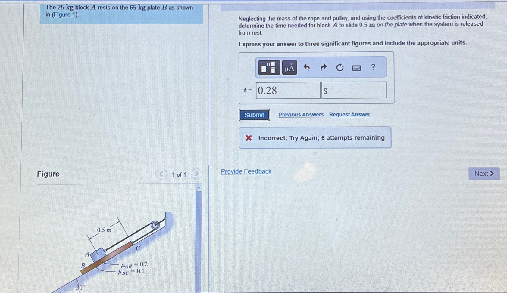 Solved The 25-kg ﻿block A rests on the 65-kg ﻿plate B ﻿as | Chegg.com