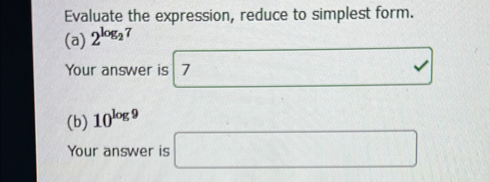 Solved Evaluate the expression, reduce to simplest | Chegg.com