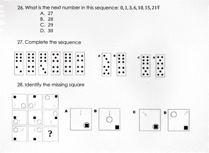 Solved 26. What is the next number in this sequence: | Chegg.com