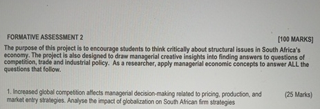 Solved FORMATIVE ASSESSMENT 2[100 ﻿MARKS]The purpose of this | Chegg.com