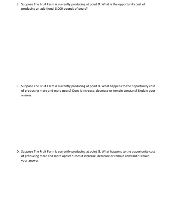 Solved 3. The Fruit Farm produces only apples and pears. The | Chegg.com