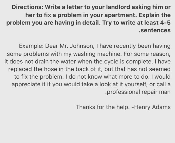 Solved Directions: Write a letter to an office supply store. | Chegg.com