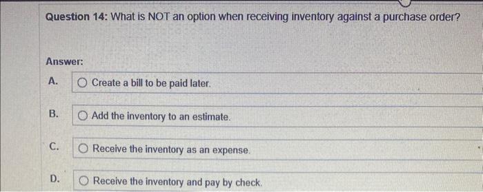 Solved Question 13: What happens when you make inventory | Chegg.com
