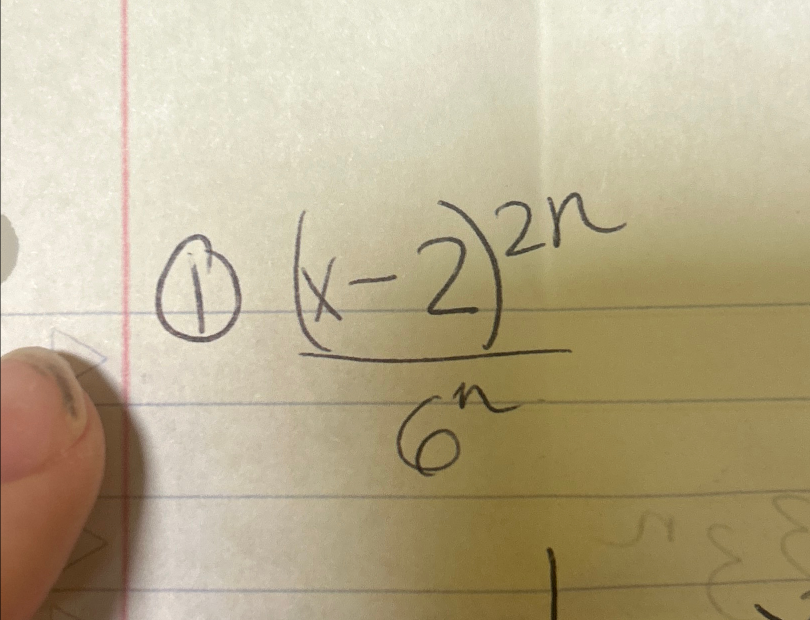 Solved (1) (x-2)2n62 ﻿Power series find domain | Chegg.com