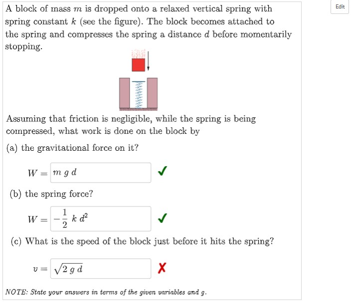 Solved A force in the negative direction of an x axis is | Chegg.com