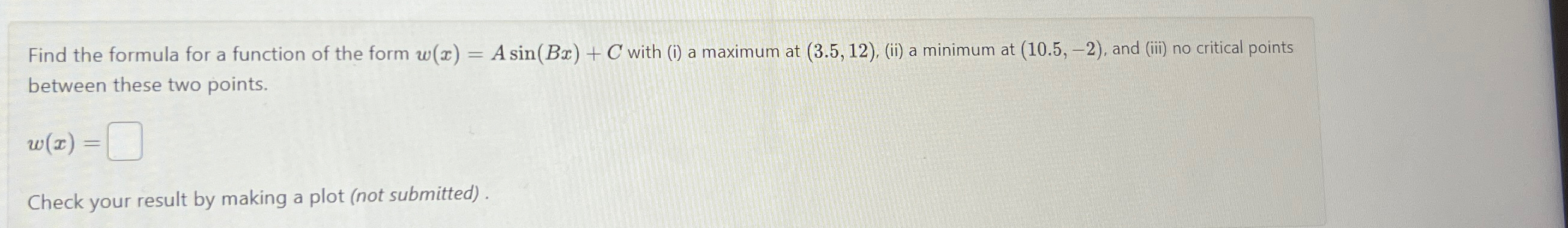 Solved Find the formula for a function of the form | Chegg.com