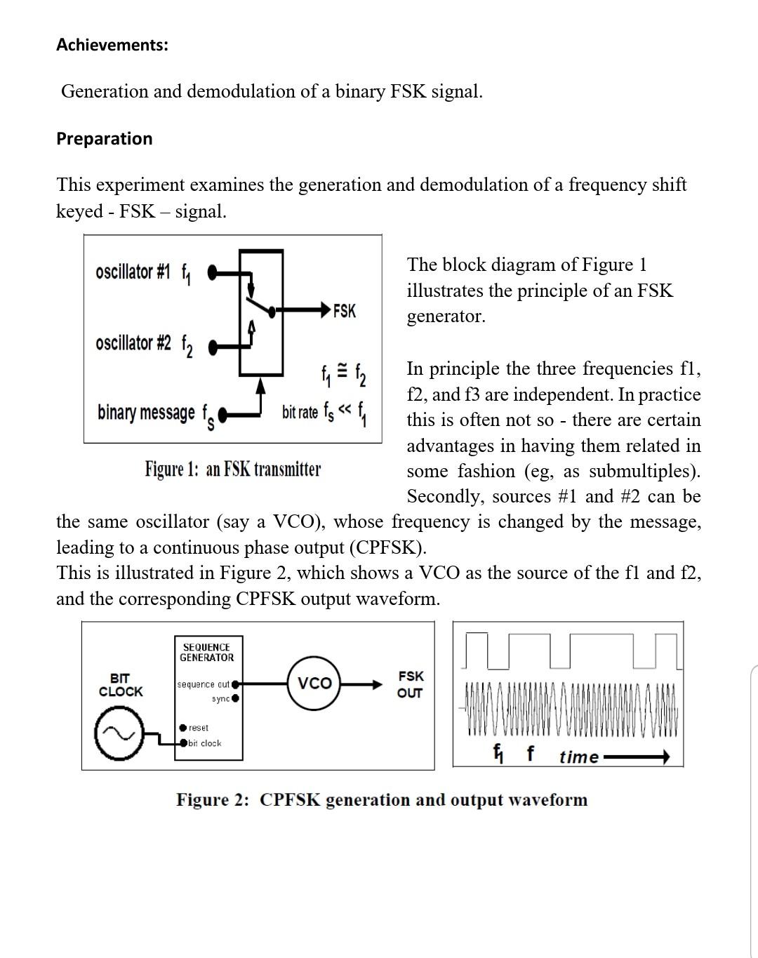 FSK PDF Capacitor Modulation