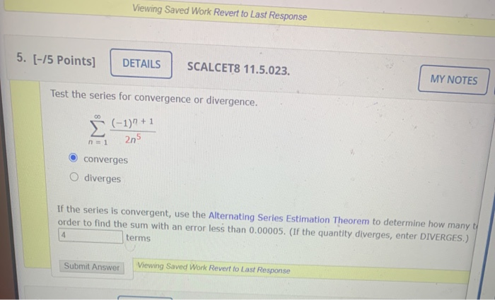 Solved Viewing Saved Work Revert to Last Response 5. [-15 | Chegg.com