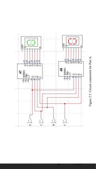 Part A: 7-Segment Display The LogicWorks menu bar is | Chegg.com