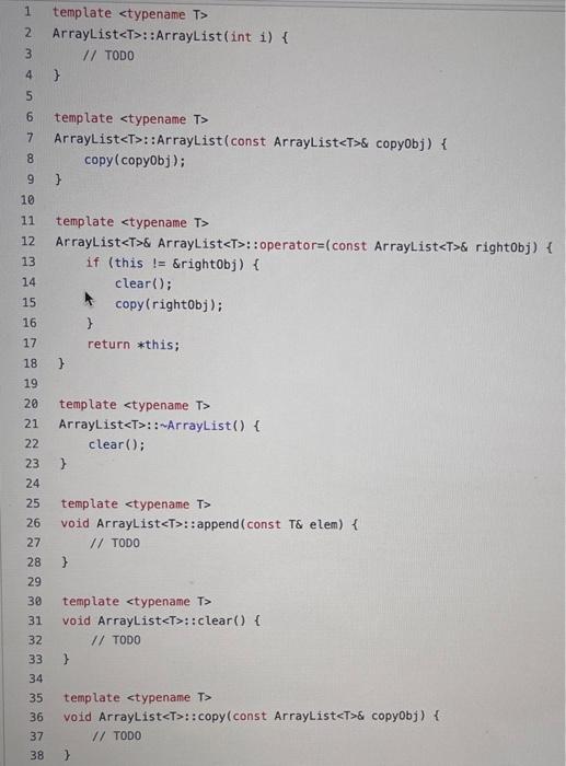 Solved Hi, i have included ArrayList.hpp, ArrayList.tpo, | Chegg.com