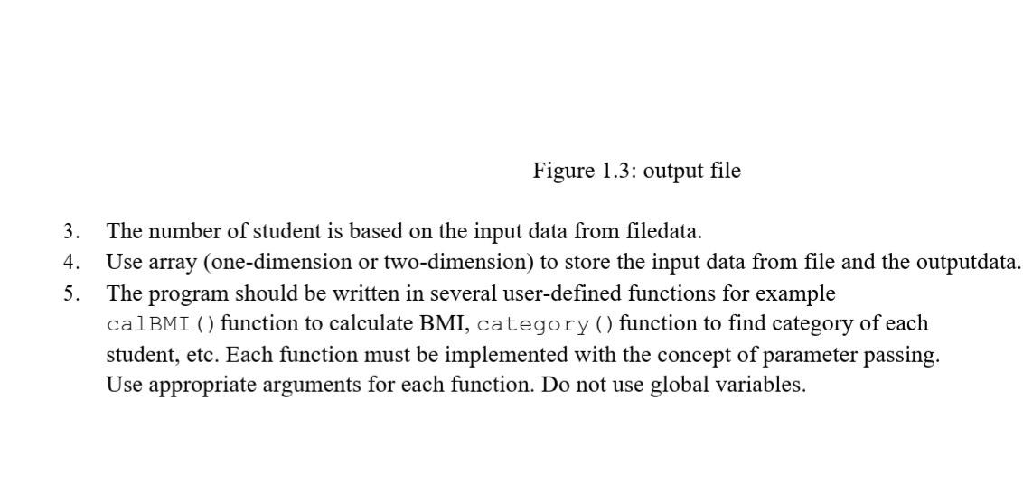 Solved PROJECT SCSP1103 C Programming SEM 1 2020/21 Section | Chegg.com