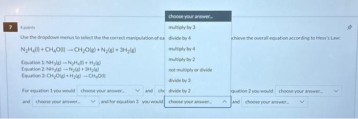 Solved Use the dropdown menus to select the the correct | Chegg.com