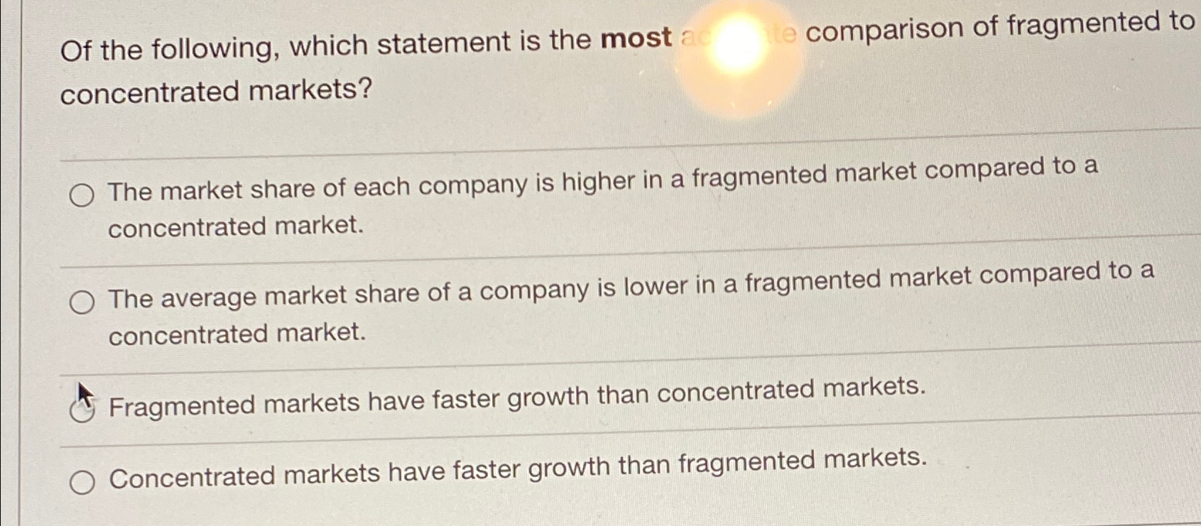 Solved Of the following, which statement is the most | Chegg.com