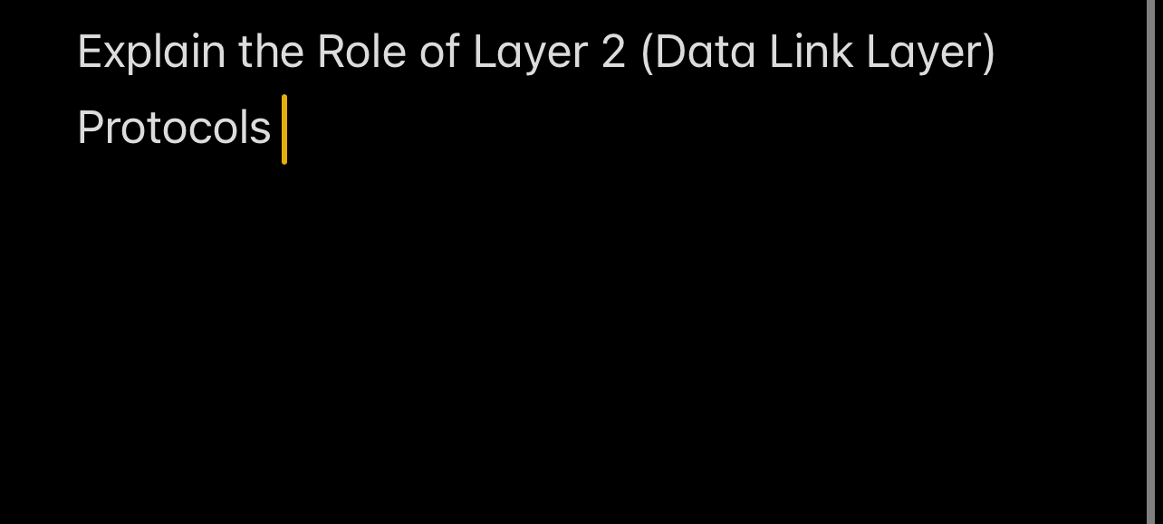 Solved Explain the Role of Layer 2 (Data Link | Chegg.com